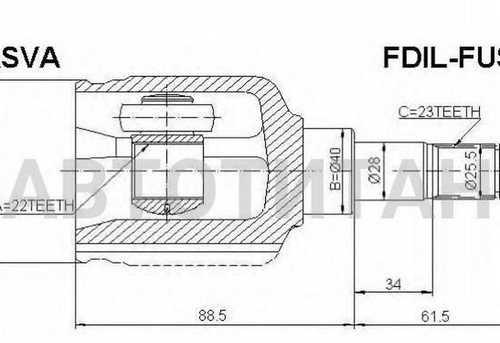 Шрус внутренний лев