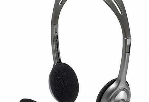 Наушники с микрофоном Logitech Stereo Headset H110