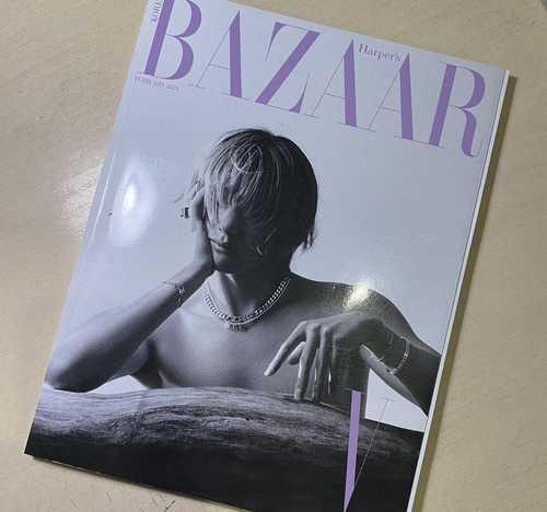 Журнал bazaar bts тэхен