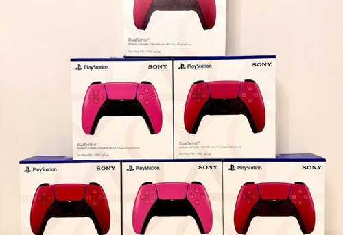 Sony DualSense ps5 геймпад Красный Розовый