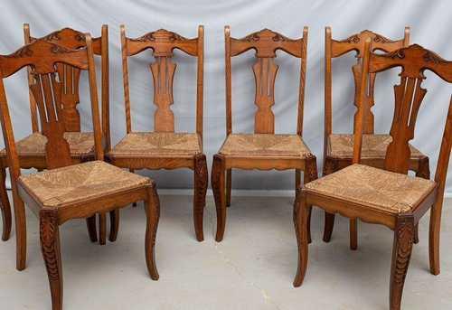 Комплект старинных стульев 6шт