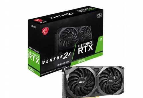 Новая MSI GeForce RTX 3060 ventus 2X OC 8Gb