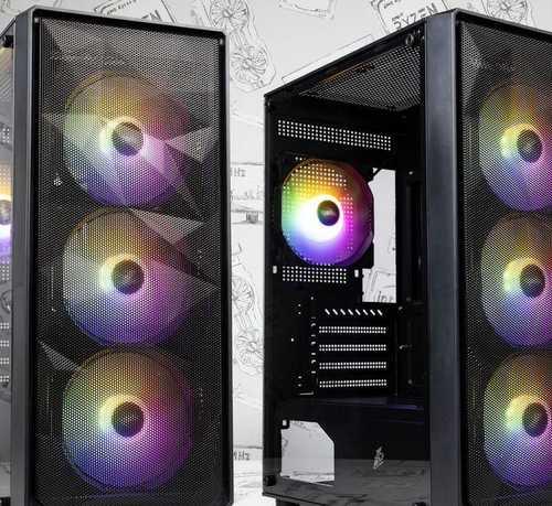 Корпус 1stplayer FD3-M Black mATX