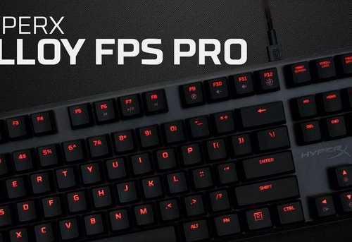 Игровая клавиатура hyperx alloy fps pro cherry red