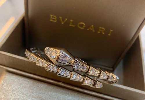 Золотой браслет змея Bvlgari