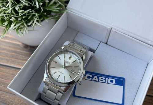 Часы casio серебряные мужские