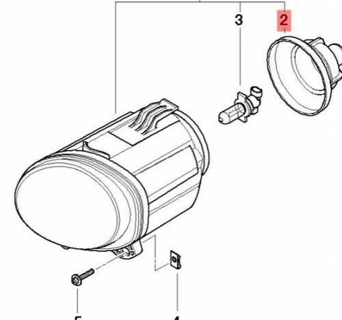 Фары противотуманные LED BMW X5 E53 1999-2007