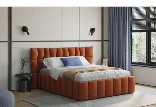Кровать Даймант-Floor 160 Barhat Ginger