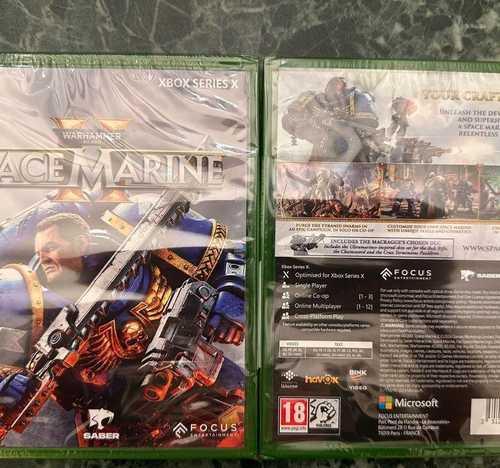 Игра Warhammer 40000 Space Marine 2 диск xbox X