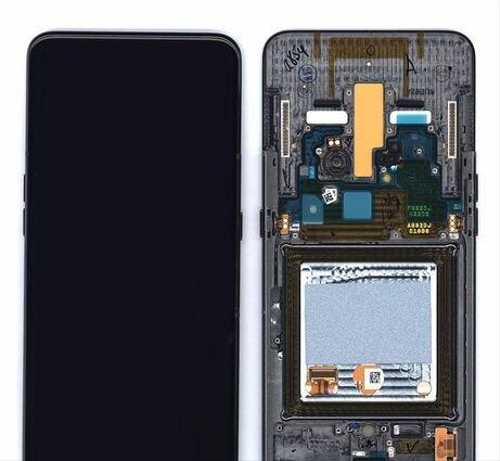 Дисплей Samsung A80 A805FD черный+рамка Orig