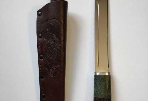 Нож Охотничий Якутский (Якут) Кованый Сталь:Х12мф