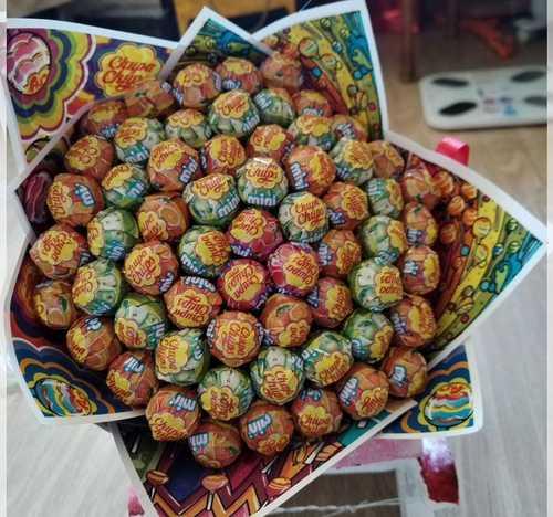 Букет из чупа чупсов
