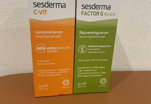 Сыворотка sesderma factor G и C-Vit оригинал новые