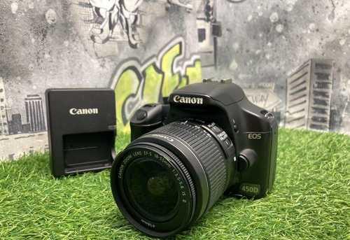 Canon EOS 450D kit 18-55mm IS II 22.400 кадров