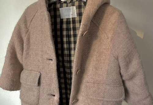 Пальто для девочки Zara 98