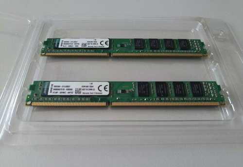 Оперативная память Kingston 2х4Гб DDR3 1600 Мгц