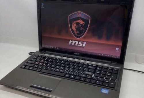 Игровой ноутбук 15.6" MSI 7RDX-1659RU, 512 ГБ, Core i7-7700HQ, RAM 8 ГБ, GeForce GTX 1050 4 ГБ