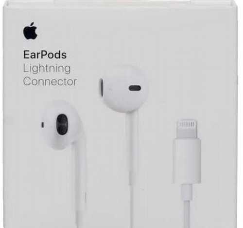 Наушники проводные apple earpods lightning