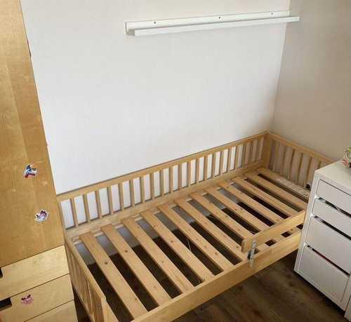 Детская кровать IKEA gulliver 170*60 см