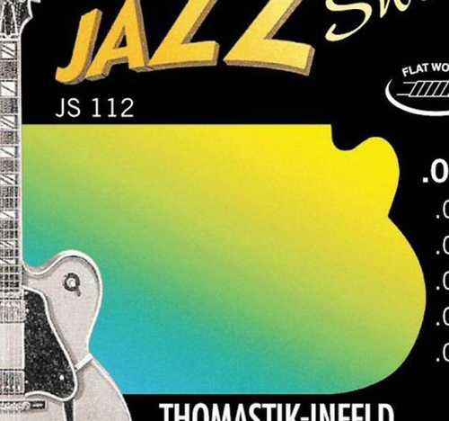 JS112 Jazz Swing Комплект струн для акустической гитары, Medium Light, сталь/никель,12-50, Thomastik