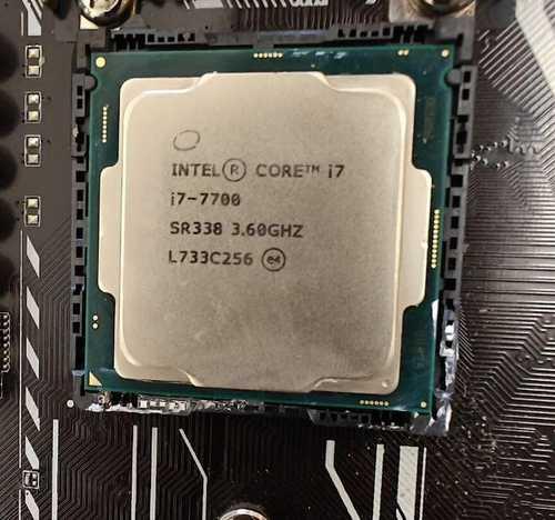 Процессор intel core i7 7700k