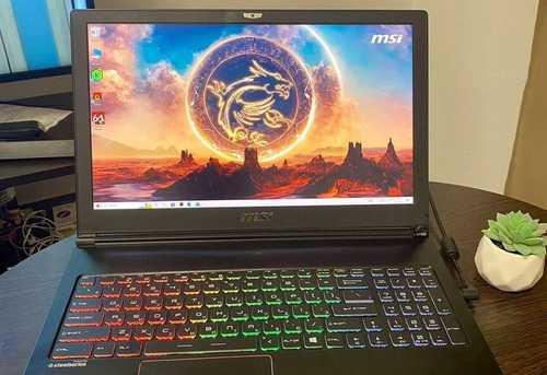 Игровой MSI GS63 i7 16Gb DDR4 GTX 1050