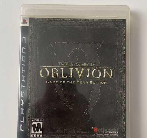 The elder scrolls IV oblivion goty ps3