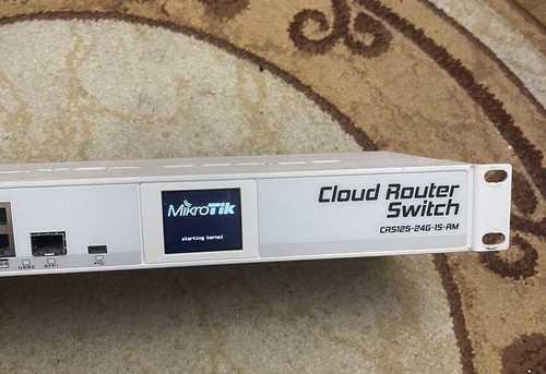 Роутер mikrotik crs-125-24g-1s-rm 24 порта