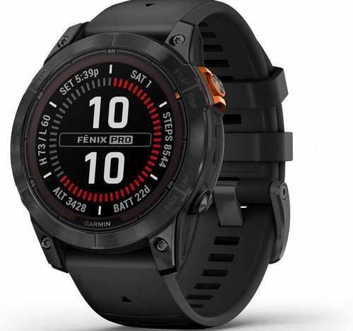 Смарт-часы Garmin Fenix 7X Pro Solar Edition Slate