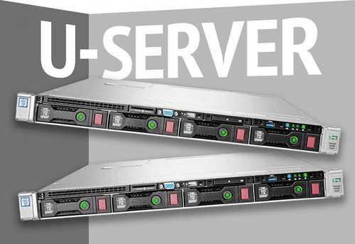 Сервер HP DL360 Gen9 4*3.5 2*2620v4 64Gb P440ar 2*