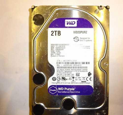WD WD20purz 2Tb на запчасти