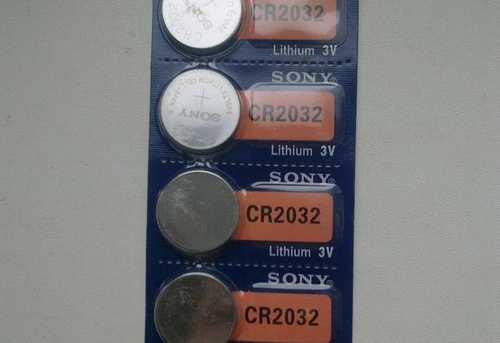 Батарейка sony, CR2032 3V CR 2032