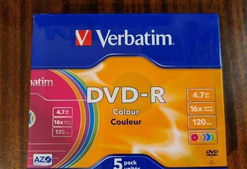 DVD-R 16x Verbatim Colour