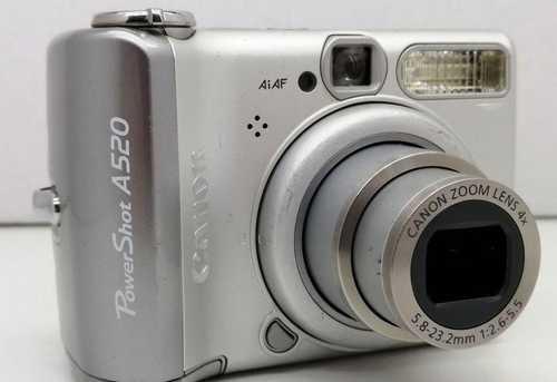 Компактный фотоаппарат canon powershot A520