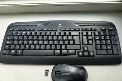 Клавиатура Logitech K330 и мышь Logitech M510