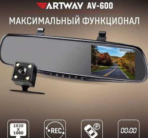 Видеорегистратор зеркало Artway AV-600