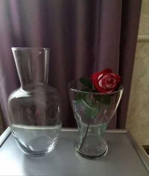 Ваза для цветов стекло