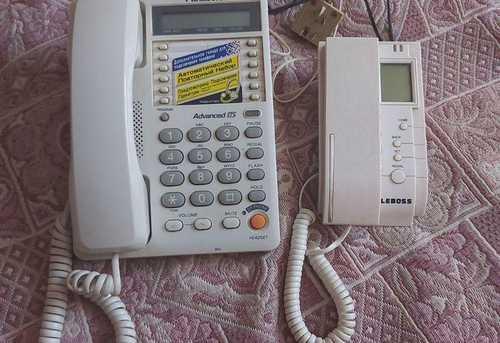 Телефон Panasonic и еще 1 телефон