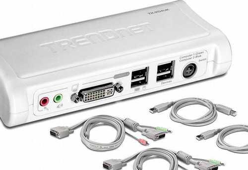 KVM переключатель trnednet TK-204UK