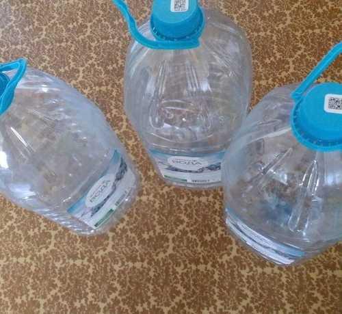 Бутылки 5 литровые из-под воды