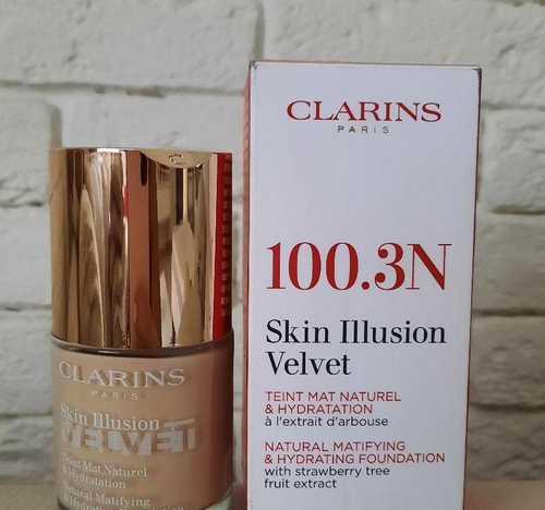 Clarins тональный крем Skin Illusion Velvet