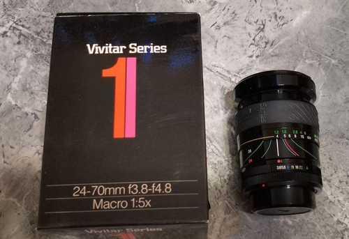 Объектив Vivitar series 1, 24-70mm