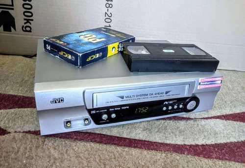 Видеомагнитофон JVC 4 гол. S-VHS