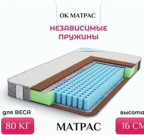 Матрас в рулоне Независимые пружины