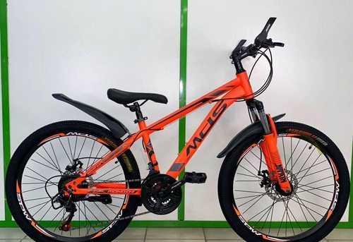 Велосипед горный Оранжевый-черный