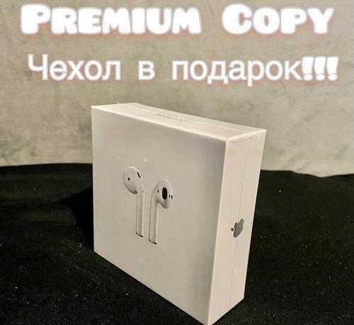 Apple AirPods 2(Premium Copy) + чехол в подарок