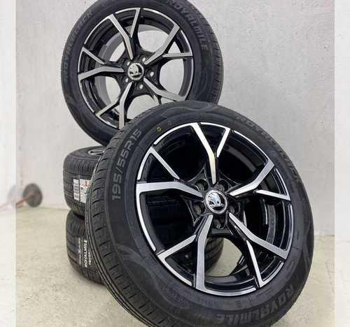 Новые колеса R15 5x100 на Polo / Rapid
