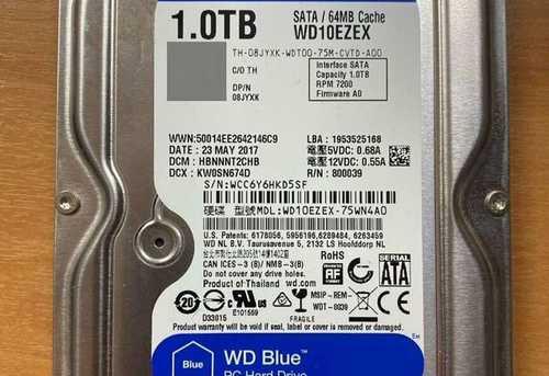 Жесткий диск Western Digital WD Blue 1 TB WD10ezex