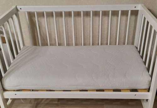 Детская кровать фея 9555 с матрасом