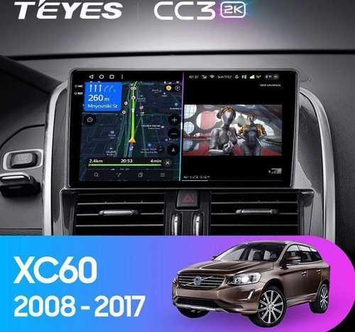 Магнитола для Volvo XC60 Teyes CC3 2k 6/128